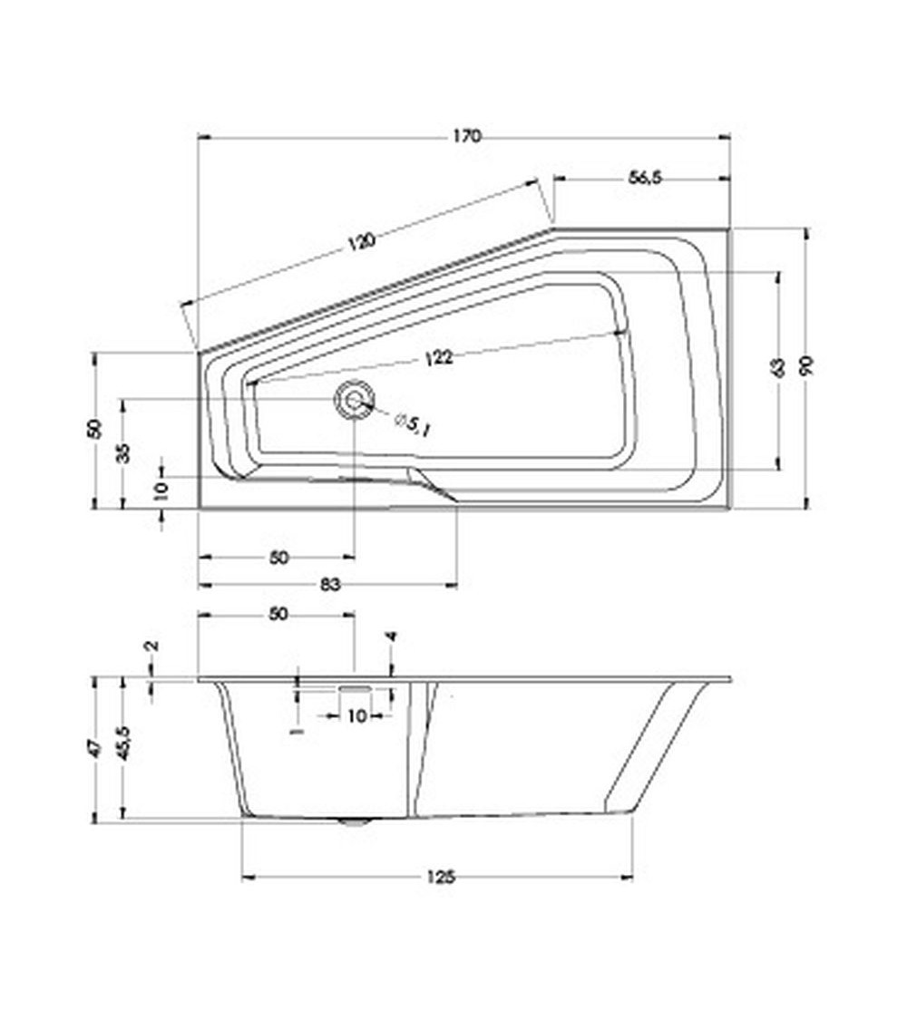 Dimension Baignoire D Angle